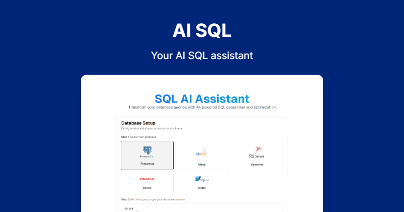 SQL AI Assistant - Natural Language to SQL Query Generator